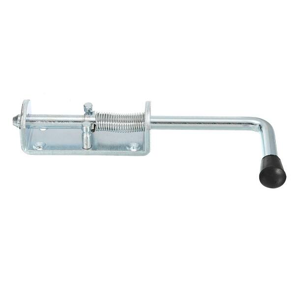 Spring Loaded Latch Pin 8.66" Iron Security Latch Sliding Barrel Bolt ...