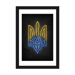 iCanvas "Ukraine Neon" by Durro Art - Bed Bath & Beyond - 37448391