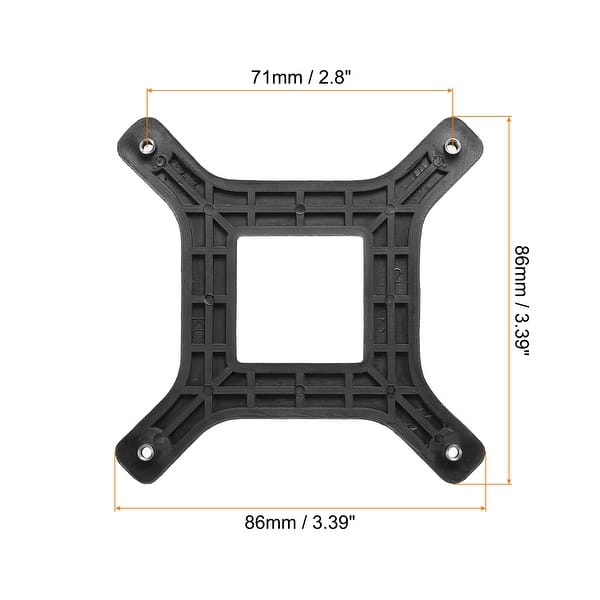 CPU Cooling Bracket Heatsink Backplate Cooling Mounting Sheet Plate ...