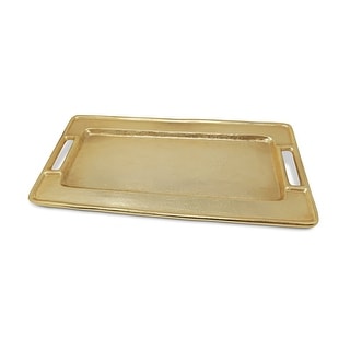 Gold Rectangle Serving Tray - Bed Bath & Beyond - 42557633