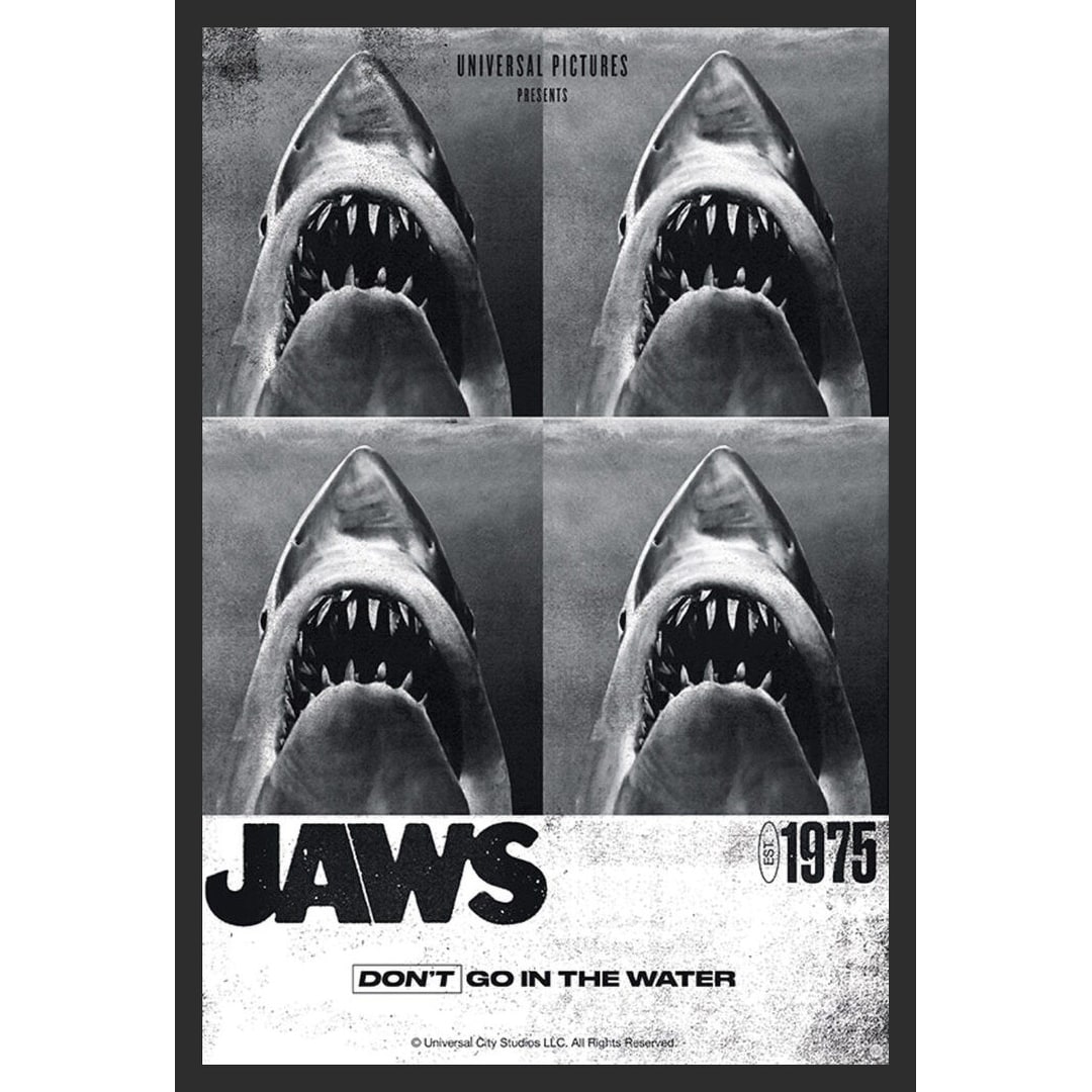 jaws poster framed