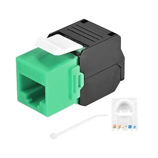RJ45 Cat6A Network Module Connectors Ethernet Wall Jack Couplers 2pcs ...