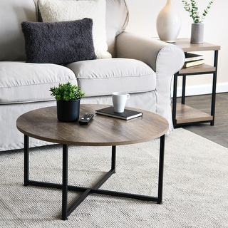 Household Essentials Round Coffee Table - 31.5" - Bed Bath & Beyond - 21490438