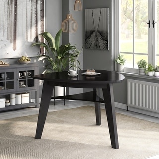 Furniture of America Hace Modern Black 53-inch Counter Height Dining ...