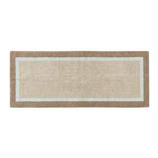 60 X 24 Inch 100% Cotton Tufted Bath Rug Machine Washable Absorbent and ...