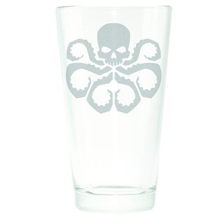 Marvel HYDRA Logo Silhouette Etched Pint Glass - Bed Bath & Beyond ...