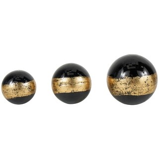 Black, Brown or White Plastic Decorative Ball Orbs & Vase Filler with ...