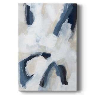 Indigo Imprint II Premium Gallery Wrapped Canvas - Ready to Hang - Bed ...