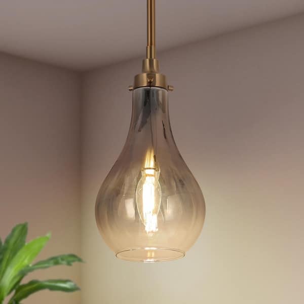 Synia Modern Contemporary Mini Pendant Light Brass Island Lighting with ...