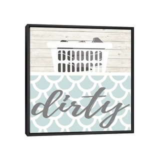 iCanvas "Dirty" by SD Graphics Studio Framed - Bed Bath & Beyond - 37013303