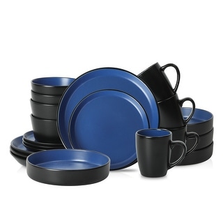 Stone Lain Albie Stoneware Dinnerware Set, Cereal and Pasta Bowls - Bed ...