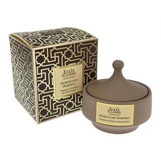 Brown 50-Hour Burn Time Jar Candle with Natural Wax Citrus Lavender ...