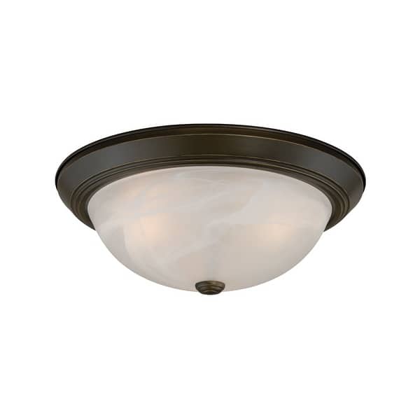 Vaxcel Lighting C0022 Twin Pack 3 Light 15" Wide Flush Mount Indoor ...