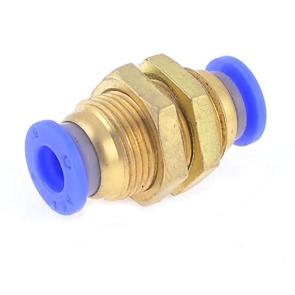 6mm to 6mm Tube Full Port Pneumatic Quick Couplers Fitting - Bed Bath ...