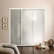 THE SLIDING DOOR COMPANY 3 Panel, Sliding Closet Doors, Frosted Glass ...