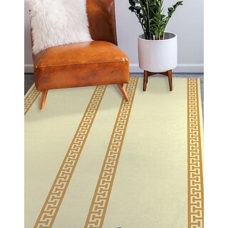 APHRODITE BORDER YELLOW Area Rug By Becky Bailey - Bed Bath & Beyond ...