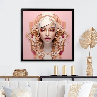 Designart "Futuristic Glam Model In Exquisite Pastel" Fashion Woman ...