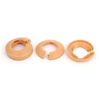 32mm Plastic Wall Flange Radiator Water Pipe Cover Collar Light Orange ...