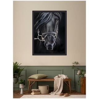 Kate and Laurel Ebony Splendor by Mary Sparrow Framed Wall Art Print ...