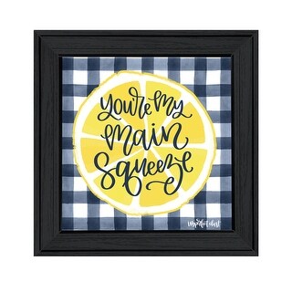 TrendyDecor4U Contemporary "Main Squeeze" Framed Print Wall Art - Bed ...