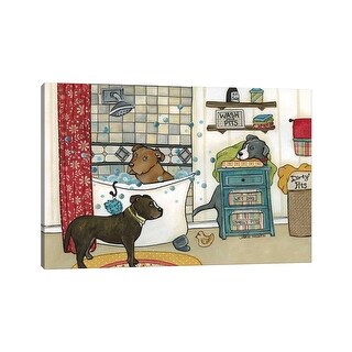 iCanvas "Wash Your Pits" by Jamie Morath Canvas Print - Bed Bath ...