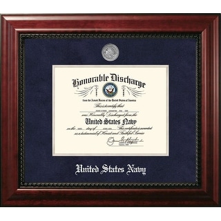 Patriot Frames Navy 8.5x11 Discharge Executive Frame with Silver ...