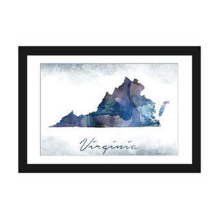 iCanvas "Virginia State Bluish" by WallDecorAddict - Bed Bath & Beyond ...