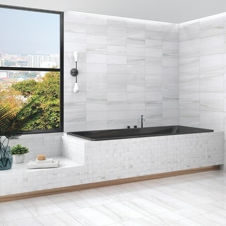 The Tile Life Soho 10x13 Silver Ceramic Wall Tile - Bed Bath & Beyond ...