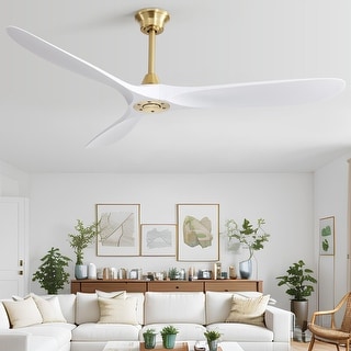 6 Speed Ceiling Fan with Smart Remote Control and Reversible DC Motor ...