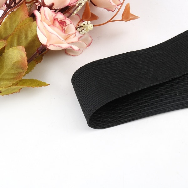 Tailoring DIY Sewing Stretchy Knitting Elastic Band Strap Black 6.12 ...