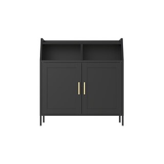 Metal Buffet Sideboard Storage Cabinet with Storage,Modern Sideboard ...