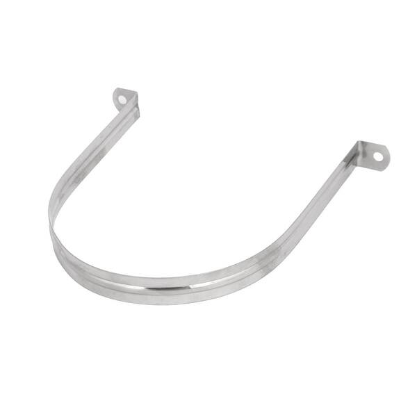 M160 304 Stainless Steel Two Hole Pipe Strap Tension Tube Clip Clamp ...