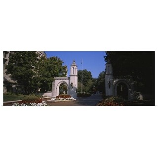 Entrance gate of a university, Sample Gates, Indiana University ...