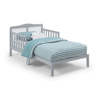 Birdie Toddler Bed Light Gray/White - Bed Bath & Beyond - 36362668