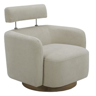 Skyler Modern Upholstered Living Room Swivel Bucket Accent Chair - Bed ...