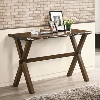 Mav Transitional Walnut 47-inch Solid Wood Sofa Table by Furniture of ...