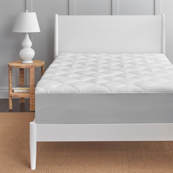 Gaiam® Om Soft Knit Aero Loft Down Alternative Mattress Pad - Bright ...