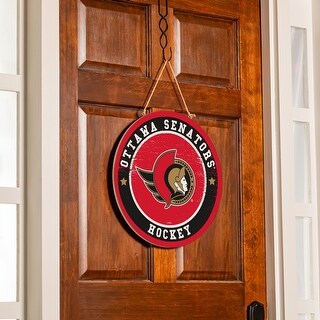 Ottawa Senators Wooden Door Decor Wall Sign - Multi-Color - Bed Bath ...