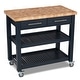 Chris & Chris Pro Chef Work Station Natural All Wood - Bed Bath ...