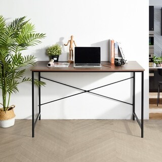 Large and Spacious Metal Frame Unique Writing Desk , Powder Coated ...