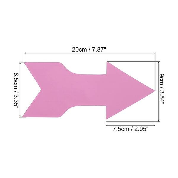 Directional Arrow Sticker, 20Pcs 8" PVC Arrow Floor Removable Adhesive ...