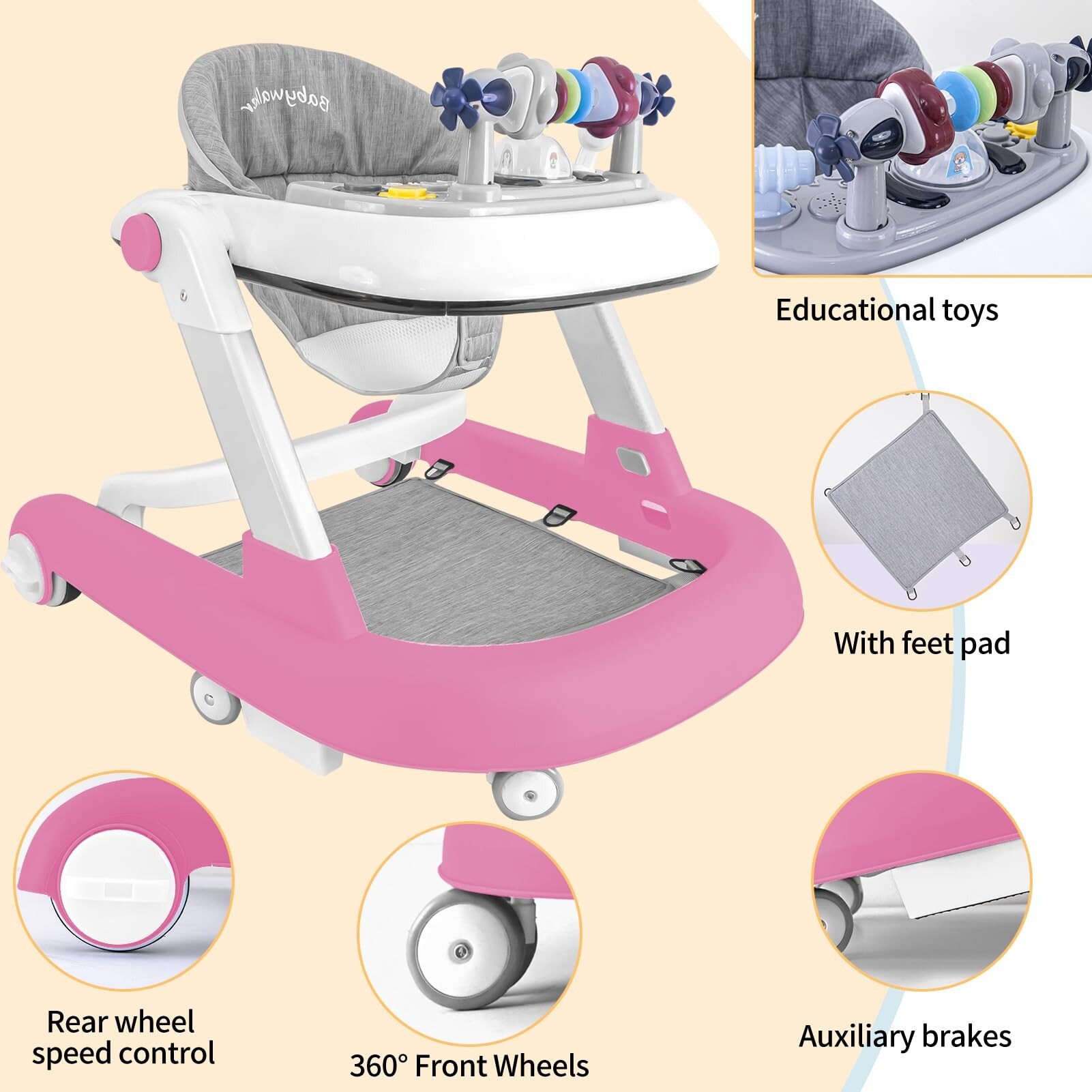 baby walker multifunction