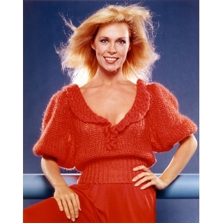 Elaine Joyce posed in Red Dress Photo Print - Bed Bath & Beyond - 25374545