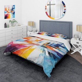 Designart "Colorful Cubism 24hrs Le man race track VI" Race Tracks ...