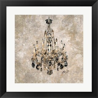 Marta Gottfried 'Champagne Chandelier' Framed Art - Bed Bath & Beyond ...