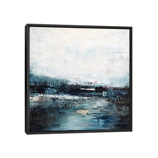 iCanvas "Soft Blue Riverbed" by Radek Smach Framed - Bed Bath & Beyond ...