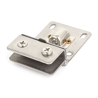 Stainless Steel Door Catch Hinge for 5mm-7mm Thickness Glass - Silver ...