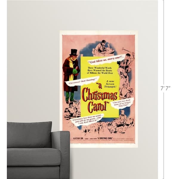 "A Christmas Carol (1951)" Poster Print - Multi - Bed Bath & Beyond ...