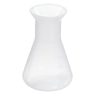 Plastic Erlenmeyer Flask, 1 Pack Wide Mouth Conical Flask - Clear - Bed ...