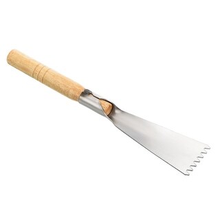 12" Garden Hand Trowel Serrated Flower Shovel Gardening Tools w Wood ...